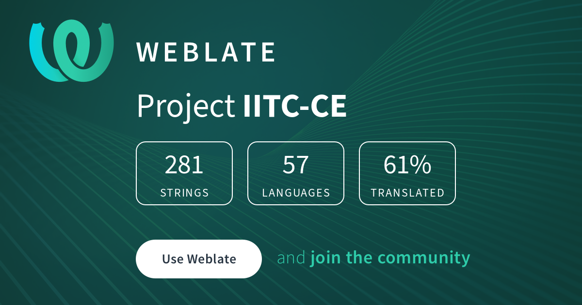 IITC-CE @ IITC Localization